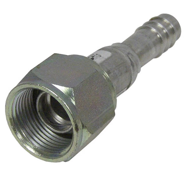 FT 1506C 12FOR-10BB ALUMINUM STRAIGHT FEMALE O-RING BARB FITTING